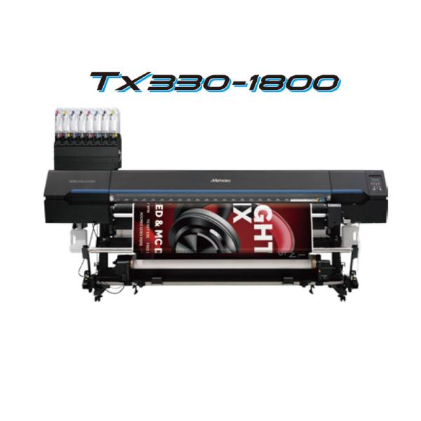 Quality 1.8 Meter Dye Sublimation Printer Mimaki TX330-1800 Hybrid Model Fabric Inkjet Printer for sale