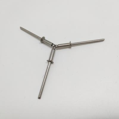 China OPEN END FACTORY ISO 15984 CSK HEAD STAINLESS STEEL BLIND RIVETS for sale