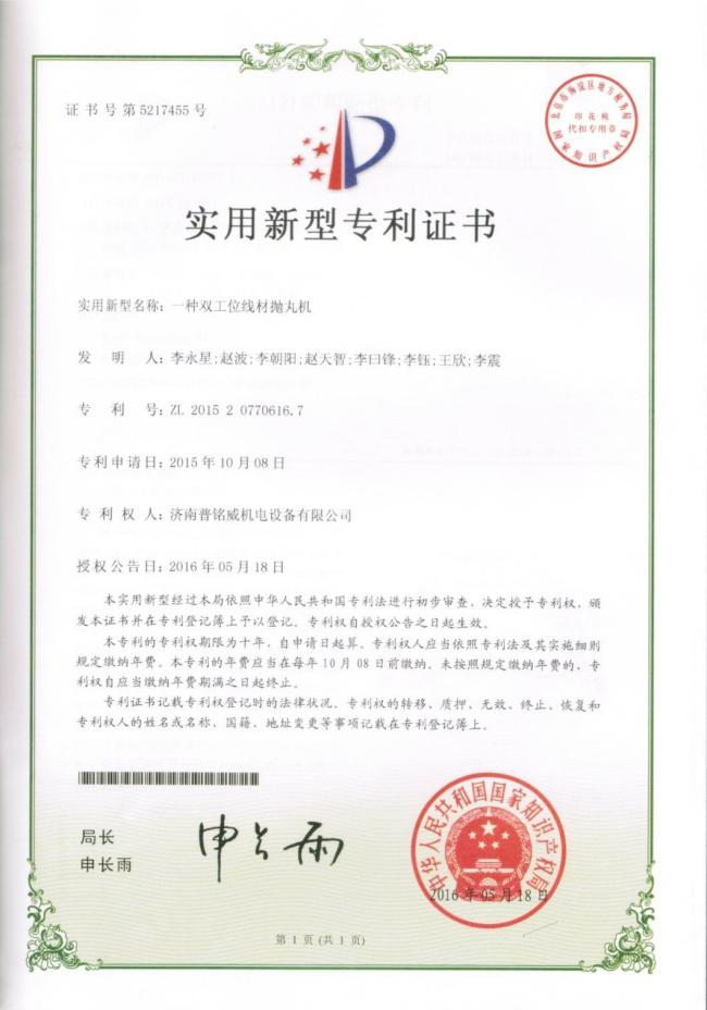 Automatic Bulk Wire Dedicated Shot Blasting Machine
