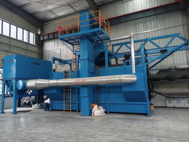 Single Station Wire Coil Shot Blasting Machine