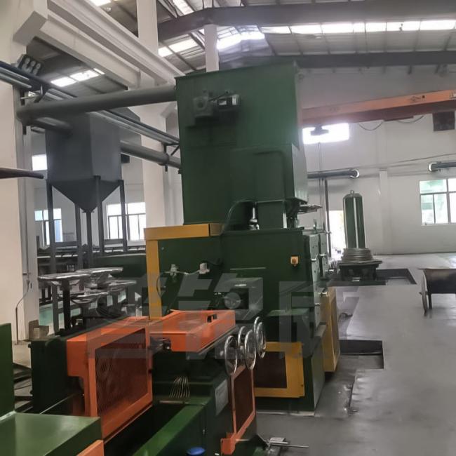 Inline Continuous Wire Rod Shot Blasting Machine Used on Descaling Wire Product