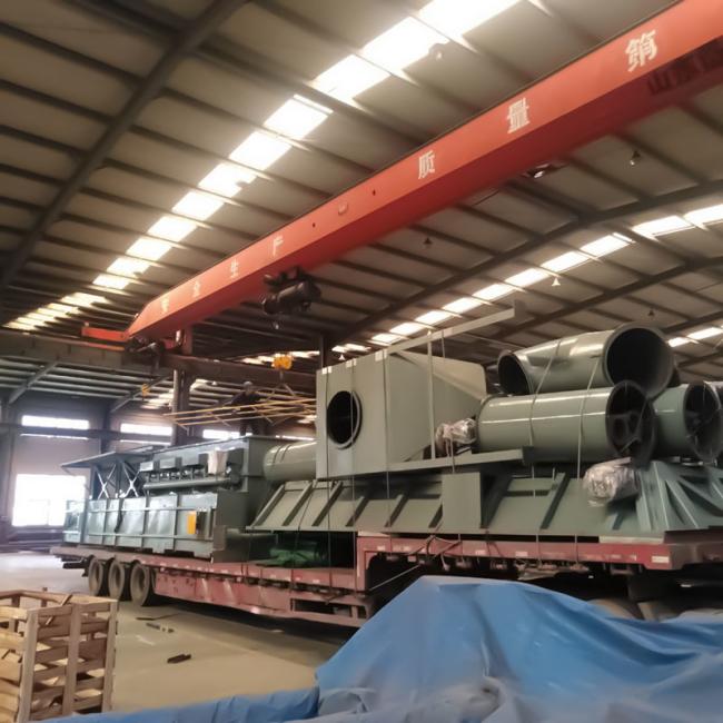Colorfulblue and Green Color Wire Rod Shot Blasting Machine for Thin Wire