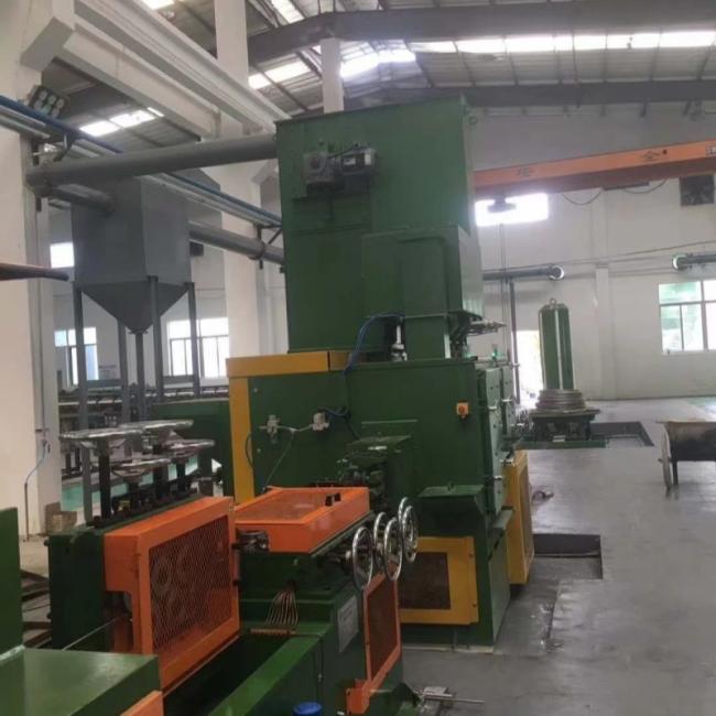 Unwinding Pass Through The Test Wire Shot Blasting Machine