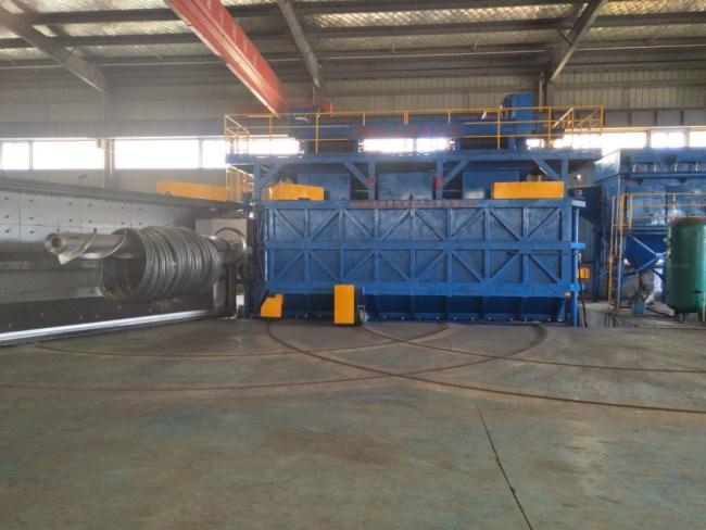 Automated Wire Coil Shot Blasting Machine