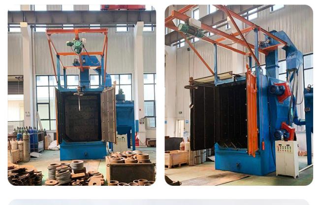 Q379 Hook Type Shot Blasting Machine with Forging Parts and Small Castings