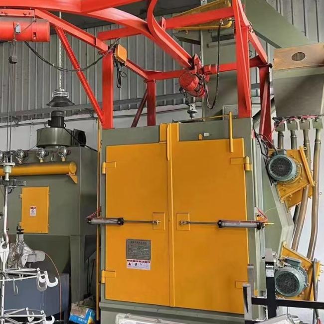 Q379 Hook Type Shot Blasting Machine with Forging Parts and Small Castings