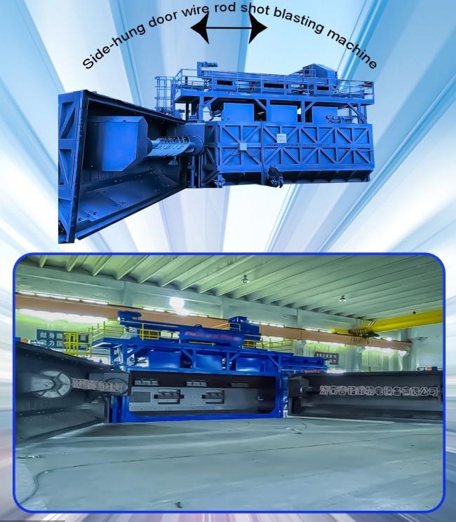 Wire Rod Coil Shot Blasting Machine with Optimal Shot Blasting Angle