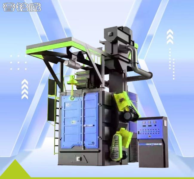 Q3750 Max Single Hanger Load 5000 Kg Hook Type Shot Blasting Machine