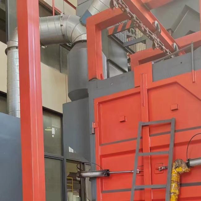 Double Hook Type Hook Shot Blasting Machine with No Pit Form