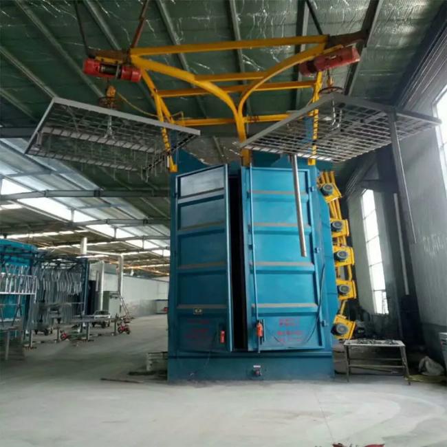 Double Hook Type Hook Shot Blasting Machine with No Pit Form