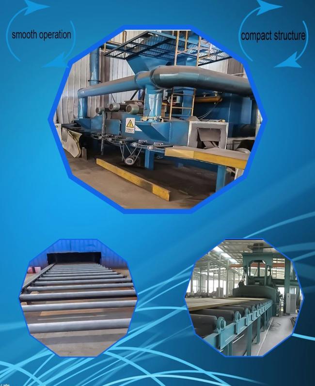 Roller Conveyor Shot Blasting Machine for Longer Maintenance Intervals