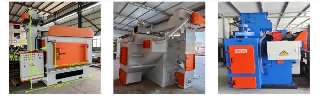 Auto Rust Cleaning Crawler Tumble Rubble Belt Shot Blasting Machine