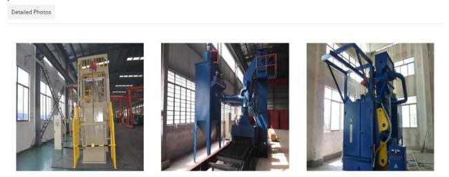 Auto Rust Cleaning Crawler Shot Blasting Machine with Small Casts