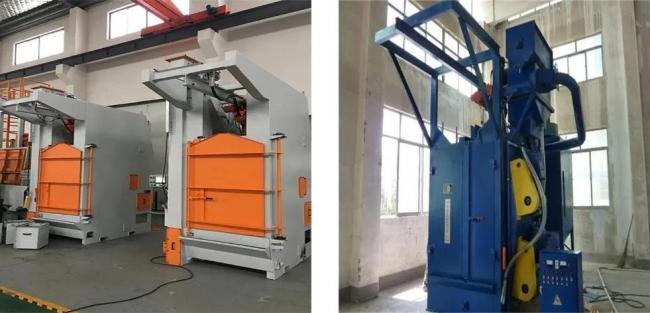 Auto Rust Cleaning Crawler Shot Blasting Machine with Small Casts