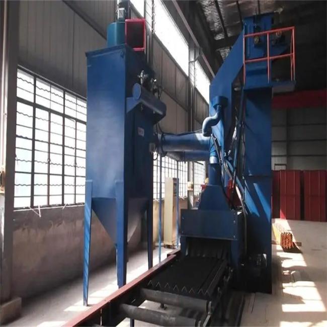 Q327 Auto Rust Cleaning Crawler Shot Blasting Machine with Small Casts