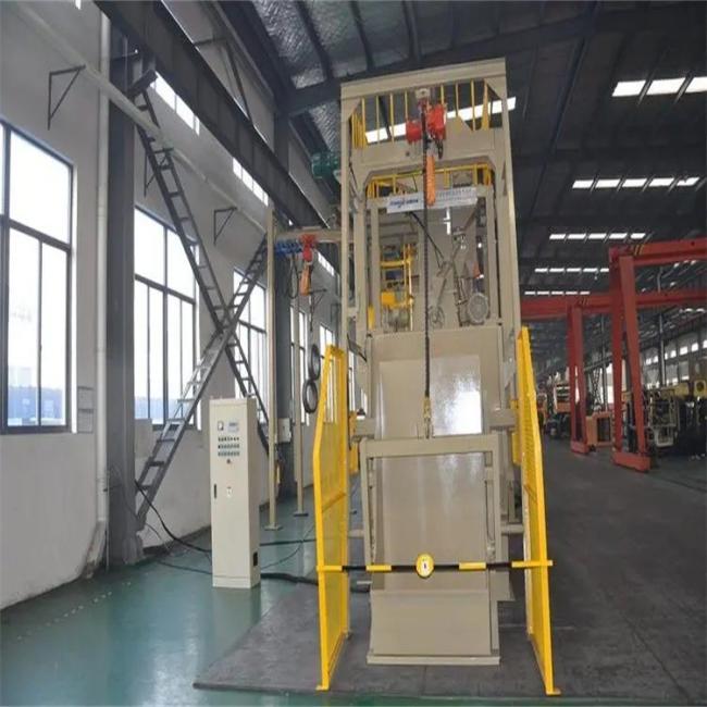 Q327 Auto Rust Cleaning Crawler Shot Blasting Machine with Small Casts