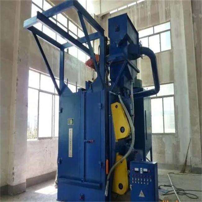 Q327 Auto Rust Cleaning Crawler Shot Blasting Machine with Small Casts