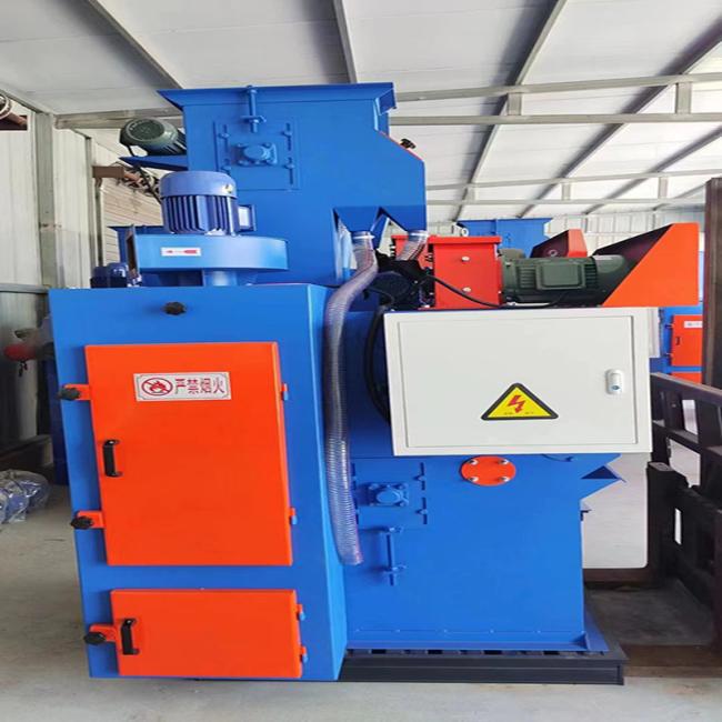 Vertical Q32 Series Rubber Tumble Belt Shot Blasting Machine with Large Capacity