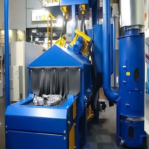 Abrasion Resistance, Wire Mesh Belt Conveyor Shot Blasting Machine with Belt