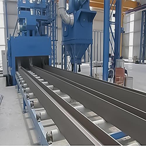 Wire Mesh Belt Shot Blasting Machine with Non-Ferrous Castings