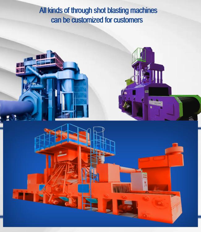 Wire Mesh Belt Shot Blasting Machine with Non-Ferrous Castings