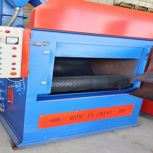 The Rugged Design Rubber Tracked Shot Blasting Machine Used on Aluminum Deburring