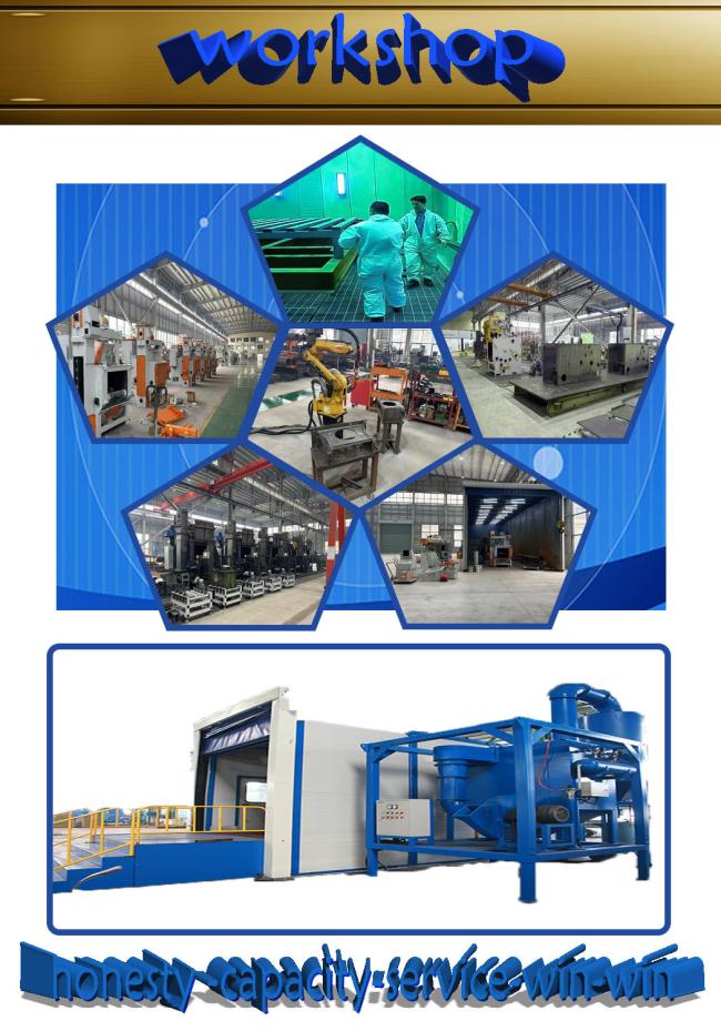 Custom Large Sandblasting Booth Cleaning Machine From China Pumingwei Factory