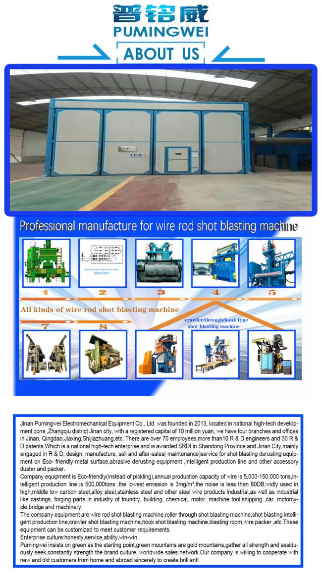 Saving Cost High Speed Cleaning Equipment Sandblasting Booth with Multiple Parts