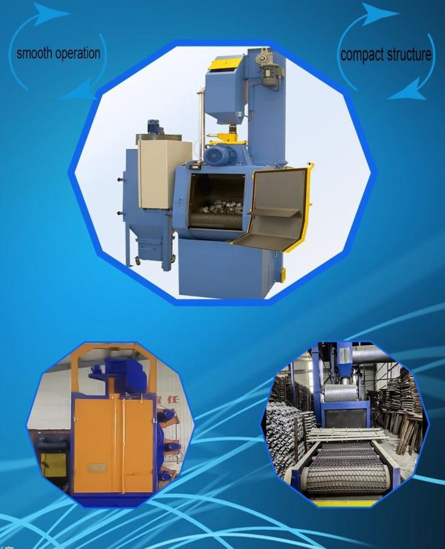 (Q3210) Metal Crawler Type Shot Blasting Machine for Heat Treatment Casts