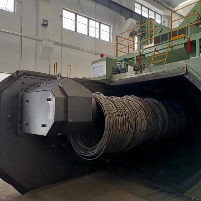 Wire Blasting Machine Capable of Handling Various Materials