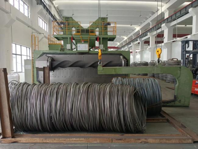 Wire Blasting Machine Capable of Handling Various Materials