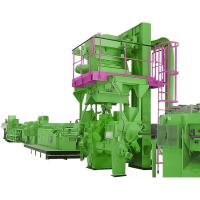China Metal Surface Derusting Machine for Removing Mill Scale Wire Rod Shot Blasting Machine for sale