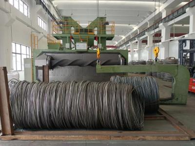 Cina Shot Blasting Machine PMW-4350 for Round Wire Rod Customization in Screw Industry in vendita