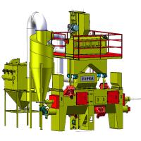China Customizable Online Continuous Wire Rod Shot Blasting Machine with Multiple Strands for sale