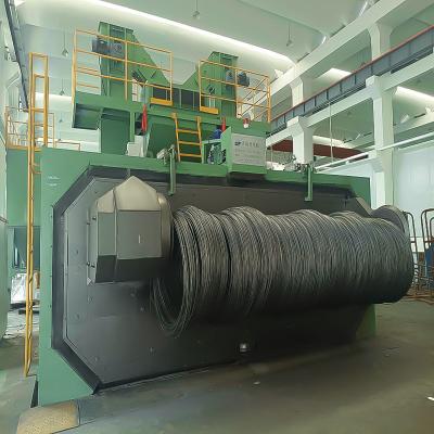 Китай 6 Meters Long Wire Rod Derusting Shot Blasting Machine for Cold Heading Steel Industry продается