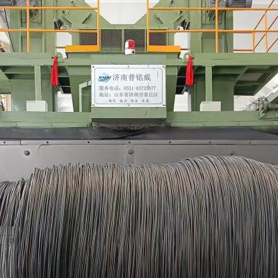 Китай 40-20RMB Double Position Turnover Door Wire Rod Shot Blasting Machine for Rust Removal продается