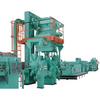 China PMW-DX Series Custom Inline Continuous Wire Rod Shot Blasting Machine with 160 M/Min zu verkaufen