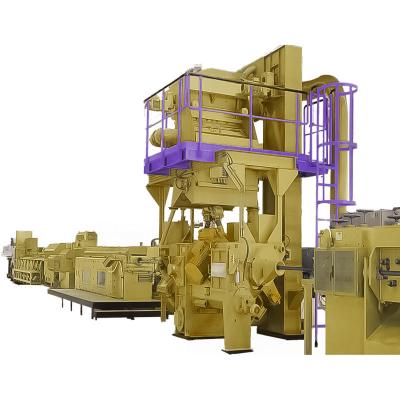 Cina PMW-DX Series Custom Inline Continuous Wire Rod Shot Blasting Machine with 160 M/Min in vendita