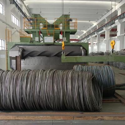 Китай Customizable Wire Rod Shot Blasting Machine for Galvanized Steel Wire 6m x 5m Size продается