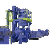 China Customized Online Through Wire Rod Shot Blasting Machine with Flow Valve Control High Cleanliness for sale