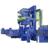 China Customized Online Through Wire Rod Shot Blasting Machine with Flow Valve Control High Cleanliness for sale