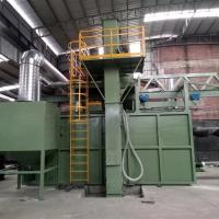 China High Cleanliness Single Station Wire Rod Coil Shot Blasting Machine With Automatic Control for sale