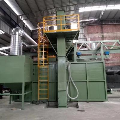 Cina High Cleanliness Single Station Wire Rod Coil Shot Blasting Machine With Automatic Control in vendita