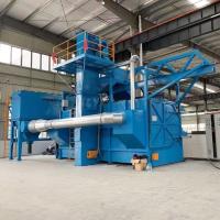 China High Cleanliness Single Station Wire Rod Coil Shot Blasting Machine With Automatic Control for sale