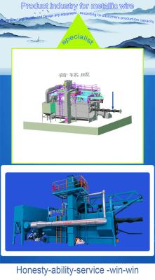 Cina Single Mandrel Wire Rod Coil Shot Blasting Machine with After-sales Service in vendita