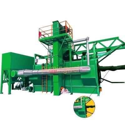 China 6m Continuous Wire Rod Shot Blasting Machine for Single Mandrel Customizable Design Te koop