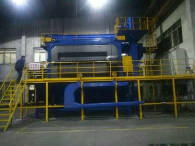 China 80 Tons Six Meters Height Disc Shot Blasting Machine High Capacity Steel Industry Te koop