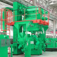 China Continuous Wire Rod Shot Blasting Machine 3-4 Impeller Heads for Customized Blasting for sale