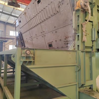 Cina 12.5*5.5*64moverground height Non-Toxic Rust Removal of Coil Wire Shot Blasting Machine in vendita