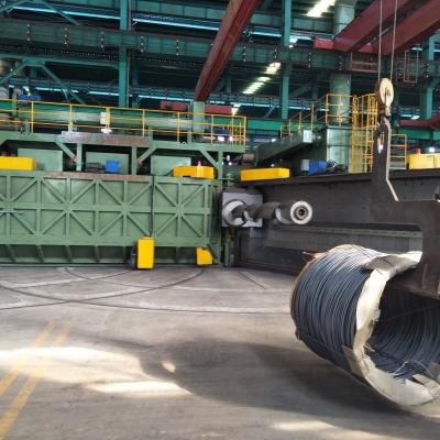 China 16.8 * 12.4 * 5.8meters Flat Door Disc Wire Blasting Machine Pmw5300 for Customization for sale
